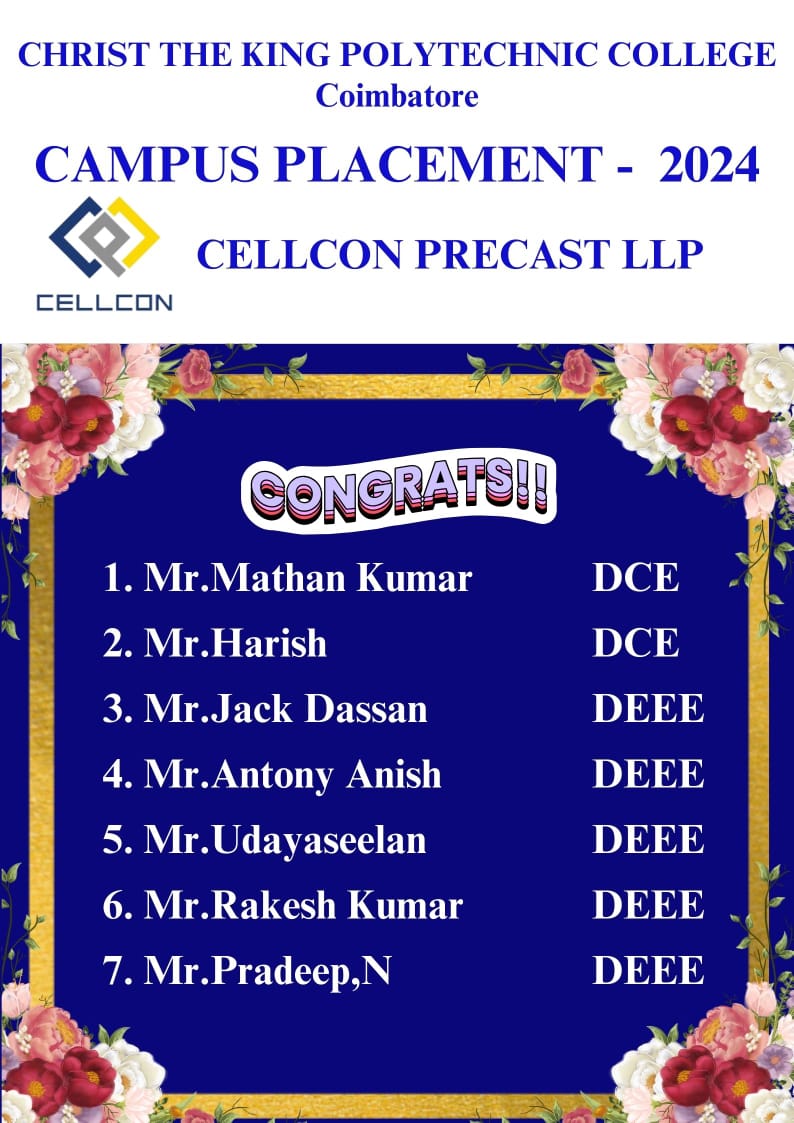 CONGRATULATIONS | Christ The King Polytechnic College